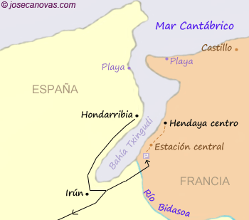 Hendaya. Francia